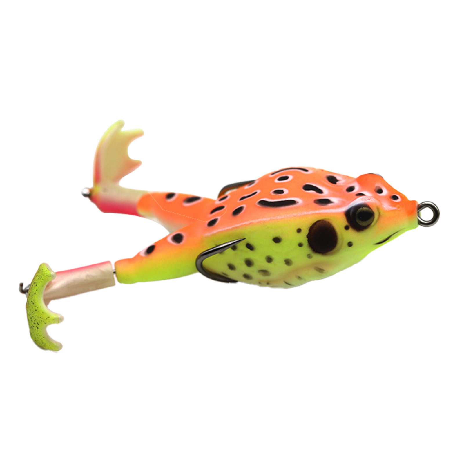 Weedless Double Propeller Bait Frog Lure For Bass Fishing Professional ...