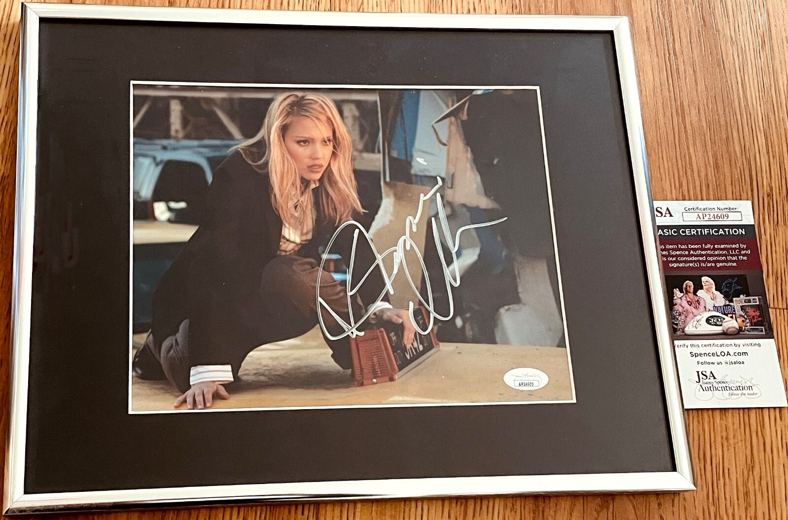 Jessica Alba autographed signed auto Fantastic Four 8x10 movie photo ...
