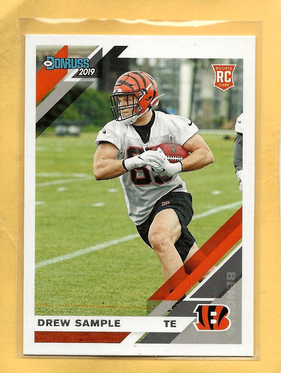 DREW SAMPLE - 2019 Panini Donruss "Rookie" - #275 - Bengals - Comb. Shipping | eBay