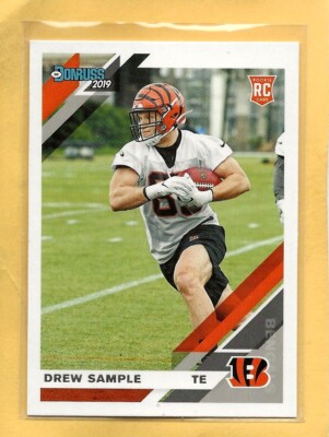 DREW SAMPLE - 2019 Panini Donruss "Rookie" - #275 - Bengals - Comb ...