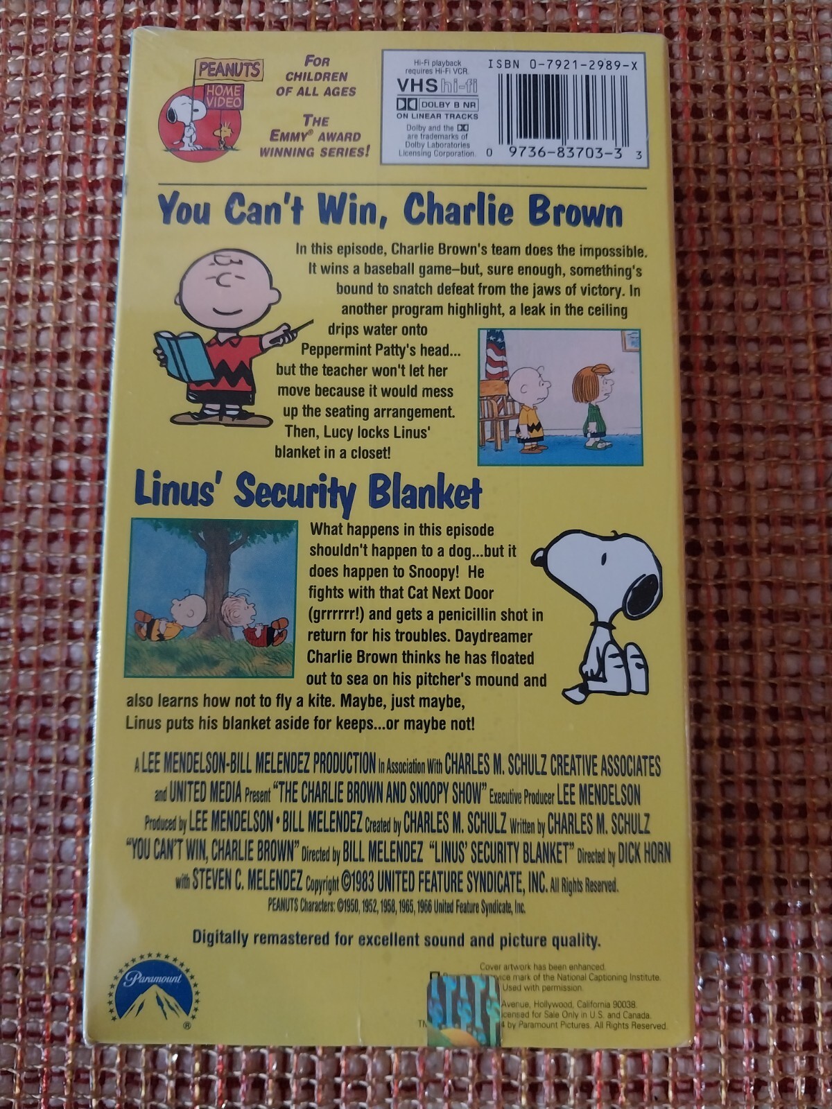Charlie Brown Snoopy Show - V. 1 (VHS, 1994) for sale online | eBay