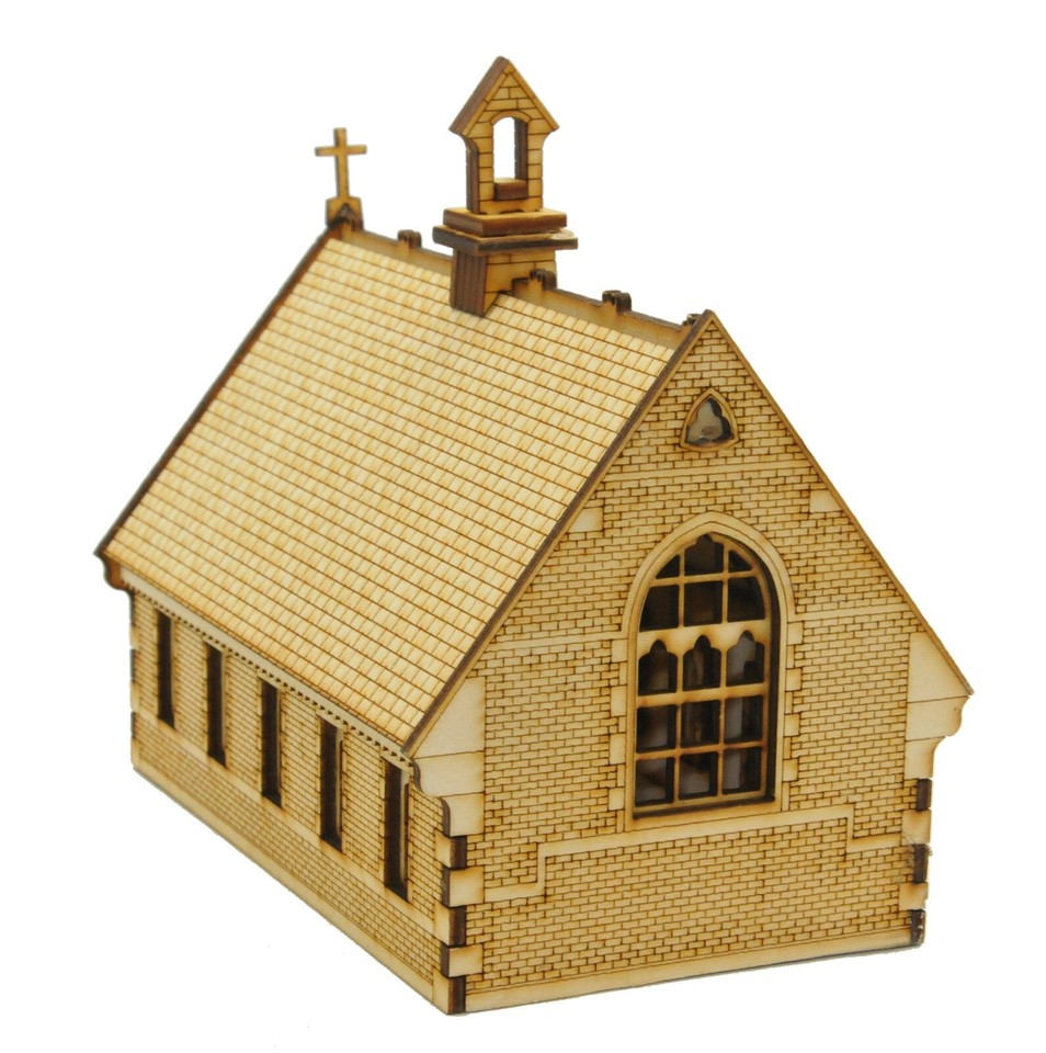 CH003 Small Parish Church OO Gauge Laser Cut Kit | eBay UK