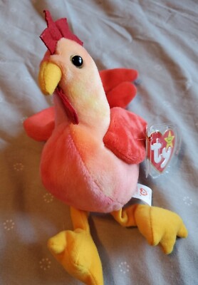 STRUT The Rooster TY Beanie Baby 1996 MINT free shipping 8421041718| eBay