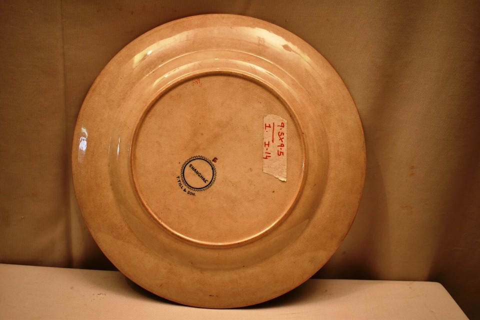 Vintage T Till & Son "Shanghae" Antique English Ironstone Plate Pre ...