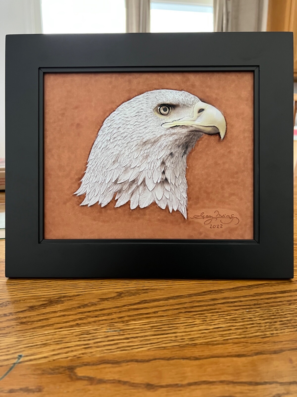 Leather Art Embossed American Bald Eagle | eBay