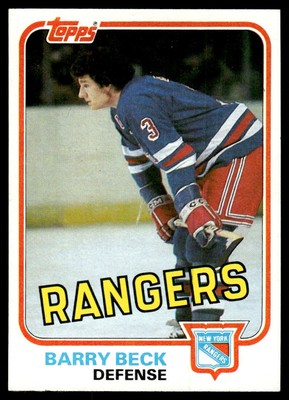 1981-82 Topps Barry Beck New York Rangers #3 | eBay