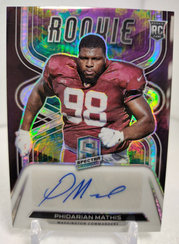 PHIDARIAN MATHIS #/75 AUTO 2022 Panini Spectra HYPER PRIZM ROOKIE ...