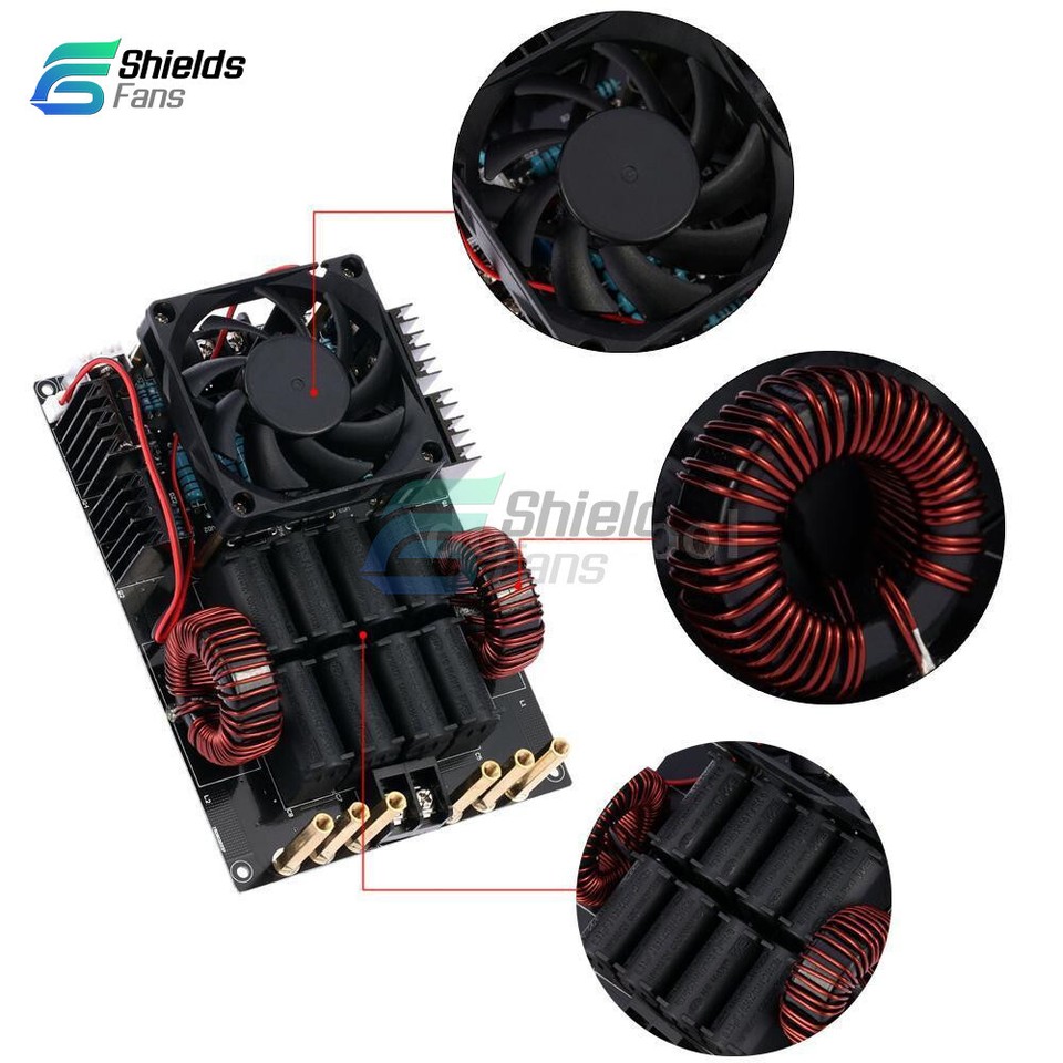 1KW ZVS induction Heating Machine Product Voltage 1000W 50A 12V ~ 40 V ...