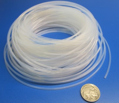 PTFE AWG16 Spaghetti Tubing .077" OD x .053" ID x .012" Wall x 100 Ft ...