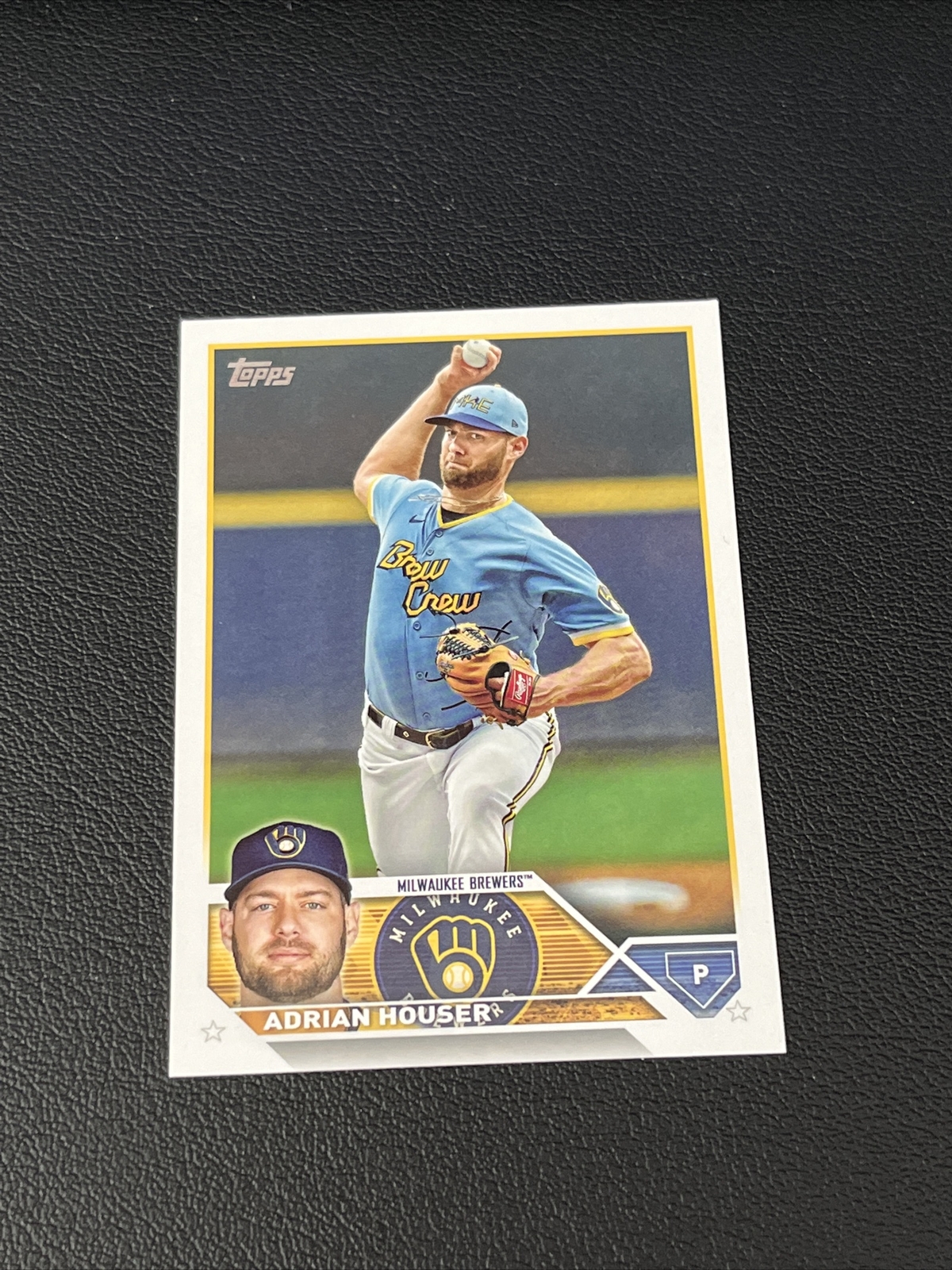 2023 Series 1 Base #323 Adrian Houser Milwaukee Brewers | eBay