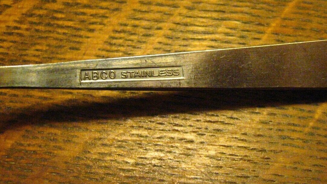 Delta Airlines Vintage Logo Airplane Teaspoon - Abco Stainless Spoon ...
