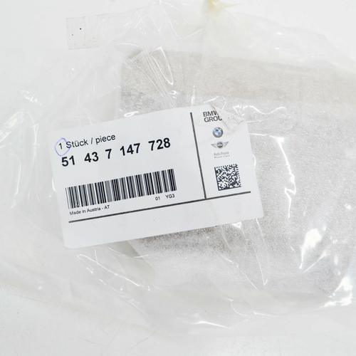 BMW 3 E46 Rear Right Upper Kick Panel Trim Cover 51437147728 7147728 ...