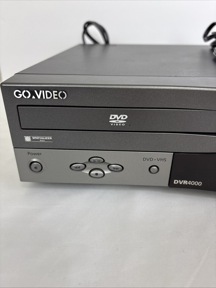 Go Video DVR4000 Gray Dual Deck 120V DVD Recorder And VHS Player | eBay