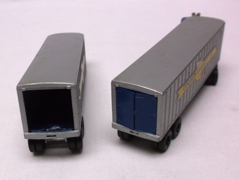 Matchbox Lesney M-9 Major Pack Cooper-Jarrett Inc Double Trailer with ...