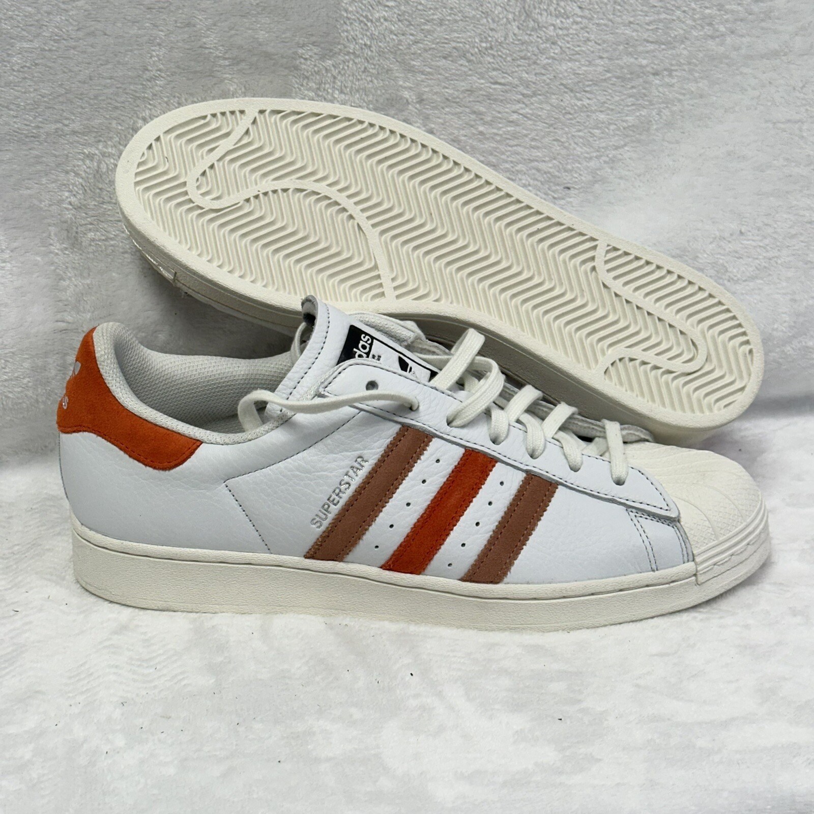 Size 11 - adidas Superstar Crystal White Preloved Red for sale online ...