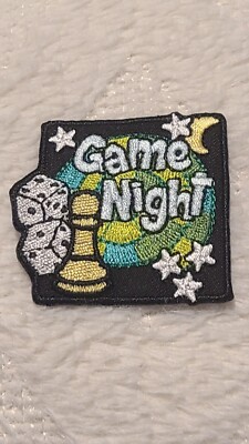 Girl Scouts Fun Patch Boy Guide Iron On New GAME NIGHT | eBay