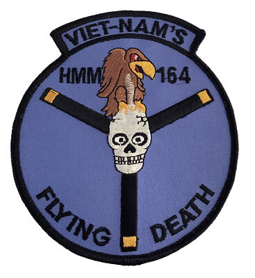 HMM-164 Viet Nam's Flying Death Patch – Sew on, 4.5" | eBay