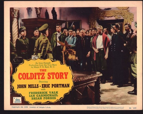 COLDITZ STORYLobby Card (Fine) 1956 John Mills Movie Poster Art 1208 | eBay