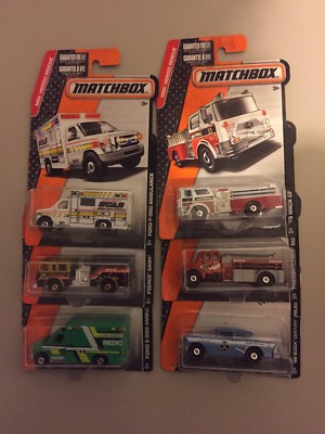 MATCHBOX-MBX HEROIC RESCUE 2015-Lot Of 6 | eBay