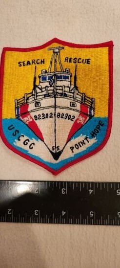 US COAST GUARD / USCG CUTTER POINT HOPE WPB-82302 EMBROIDERED PATCH ...