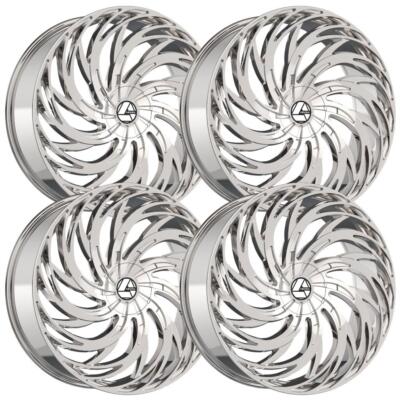 (Set-4) Azara AZA-531 18x8 5x100/5x114.3 35mm Nano Chrome wheels rims ...