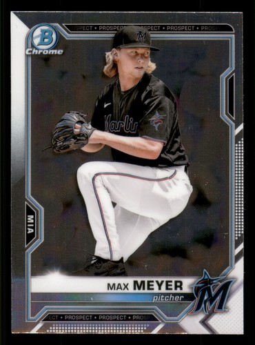 2021 Bowman Draft Max Meyer #BDC-99 Miami Marlins | eBay