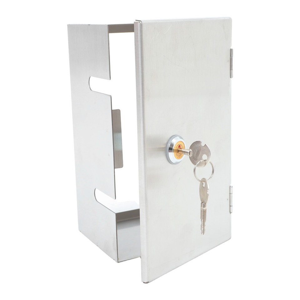 Stainless Steel Electrical Outlet Security Boxes 2-Gang Weatherproof ...