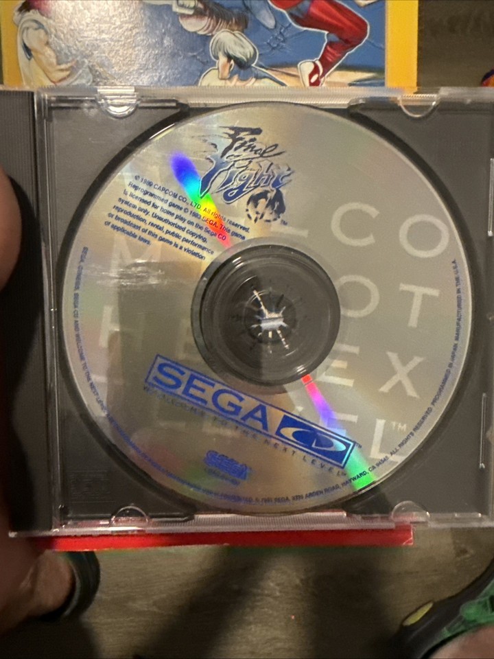 Final Fight CD (Sega CD, 1993) Complete Mint with Box Manual ...