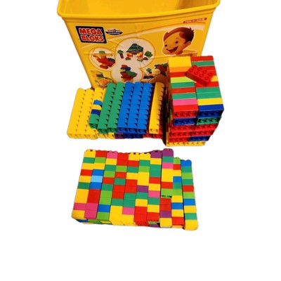 MEGA BLOKS JUNIOR #7556 Hard Plastic Container 563 PIECES - NO LID | eBay
