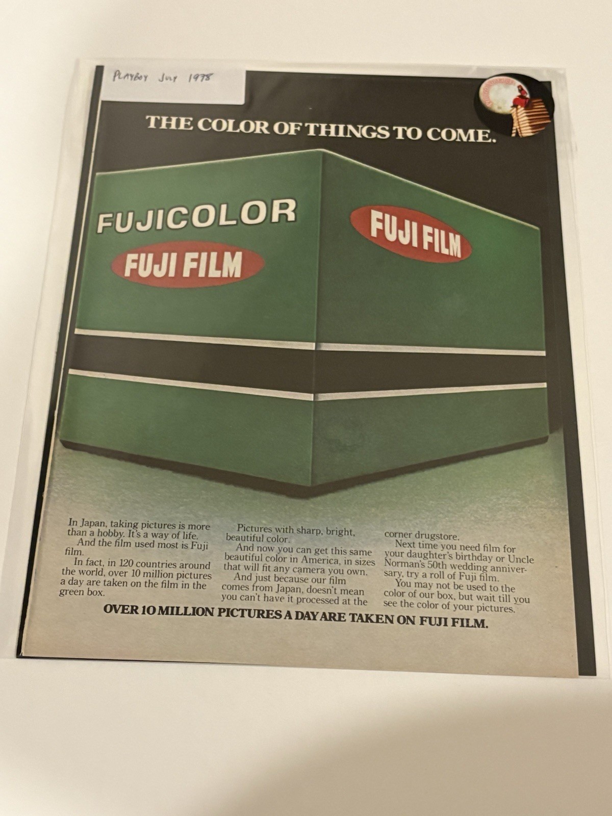 Vintage Print Ad Fuji Film Fujicolor The Color of Things to Come 1978 ...