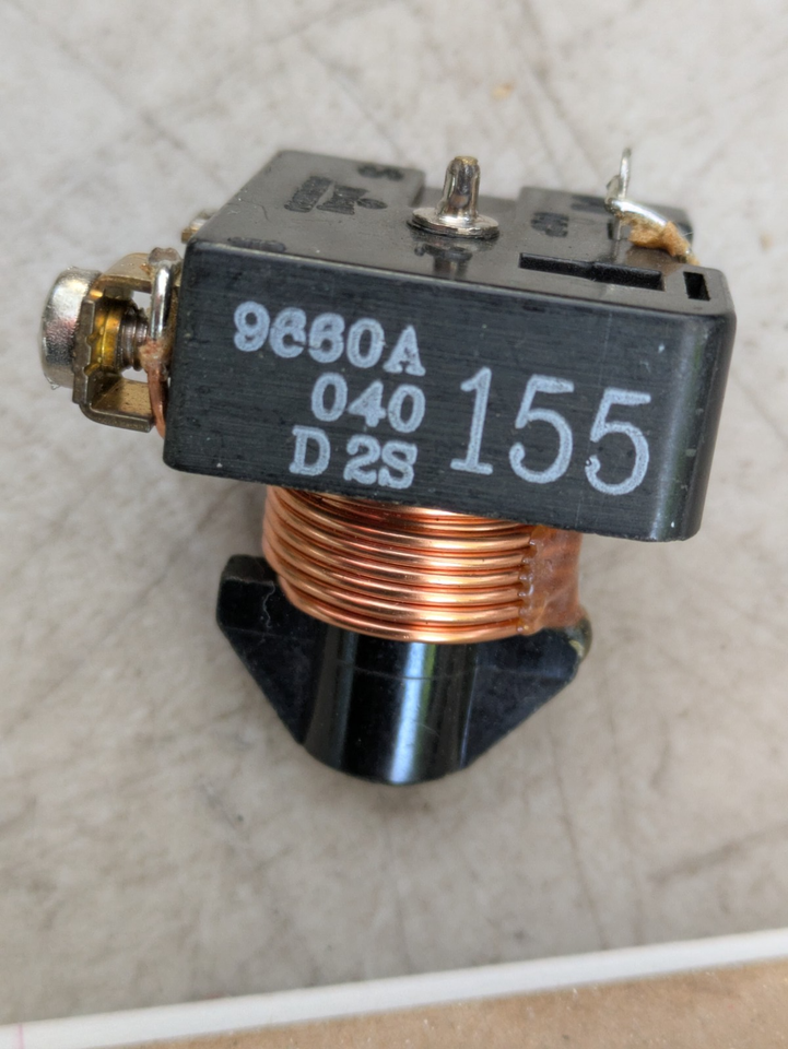 Klixon Compressor Relay 9660-040-D2S Current Starter refrigeration | eBay