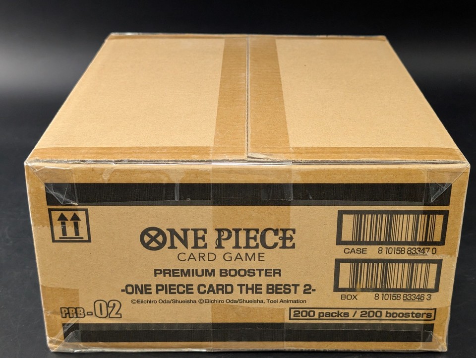 One Piece PRB-02 The Best Vol 2 Premium English Booster 10-Box Case ...