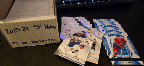 2023-24 SP Hockey Base Set #1-140 - Blue Rookies Included | eBay