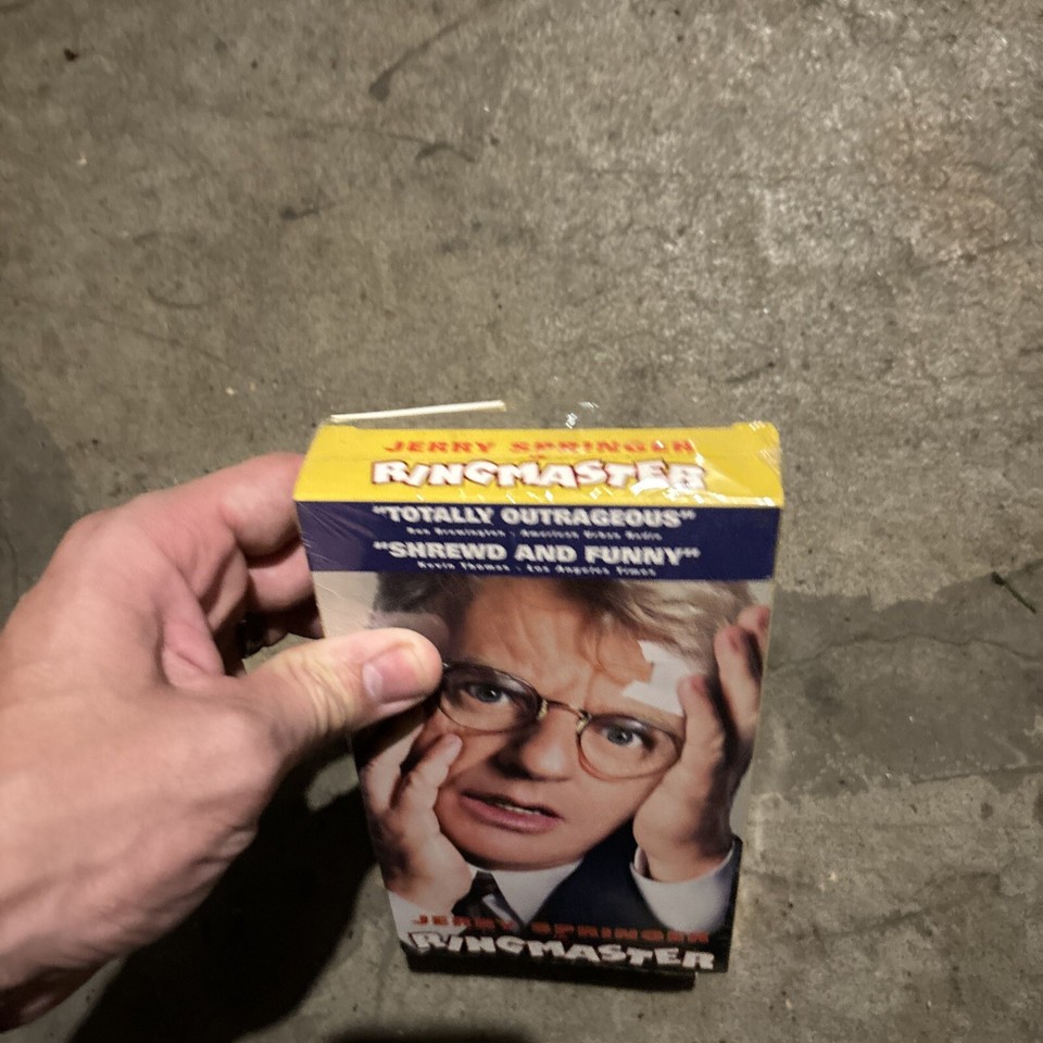RINGMASTER VHS VIDEO MOVIE, JERRY SPRINGER, JAIME PRESSLY, WENDY ...