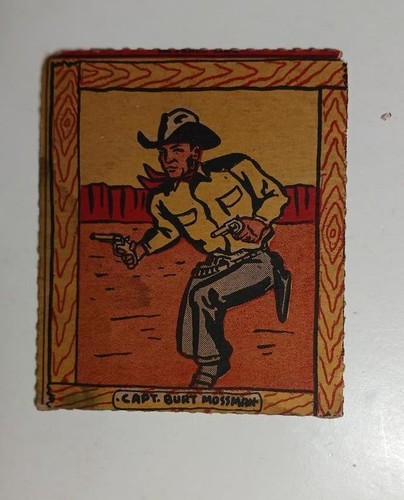 WILD WEST ADVENTURES NOVEL CANDY 722-8 1950'S NONSPORT CARD #18 CPT ...