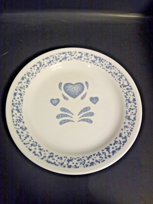 Corelle Blue Hearts Pie Plate 7.25" wide | eBay