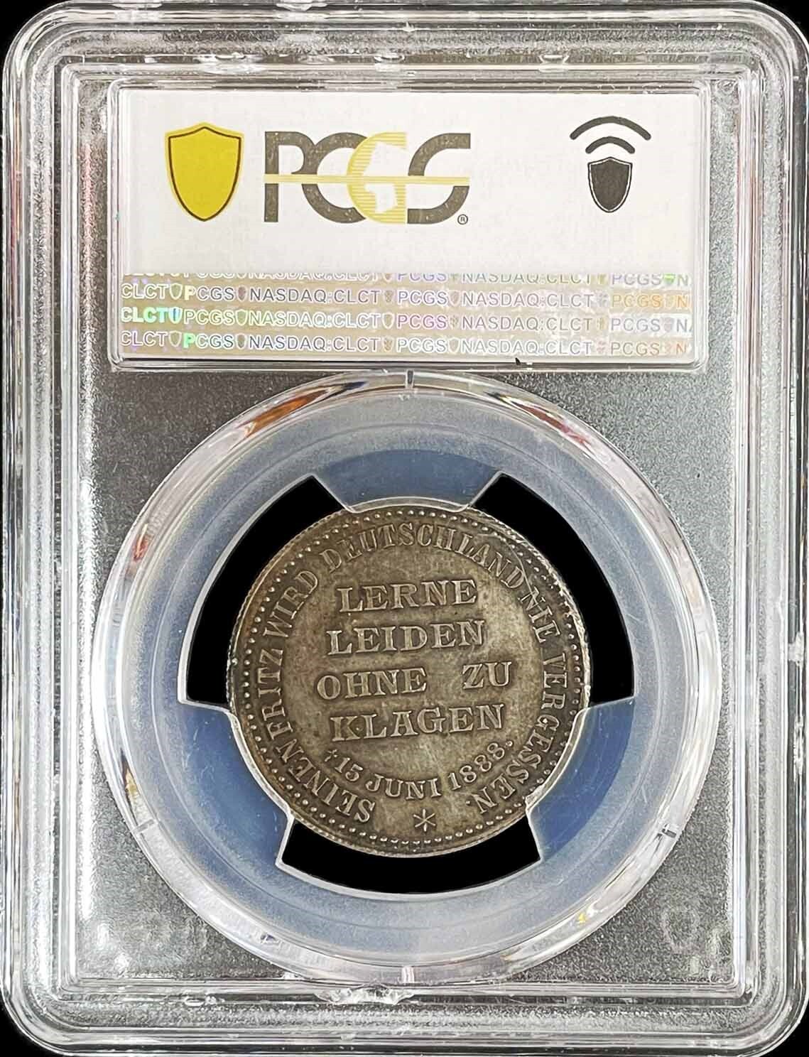 1888 KINGDOM OF PRUSSIA GERMAN STATES DEATH OF FRIEDRICH III MEDAL PCGS ...