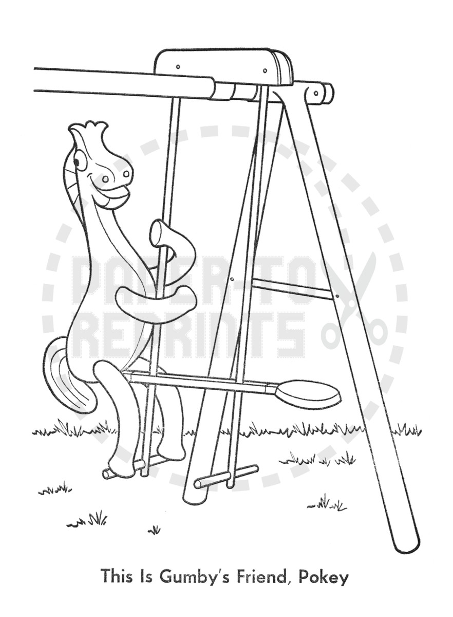 Gumby And Pokey Coloring Pages