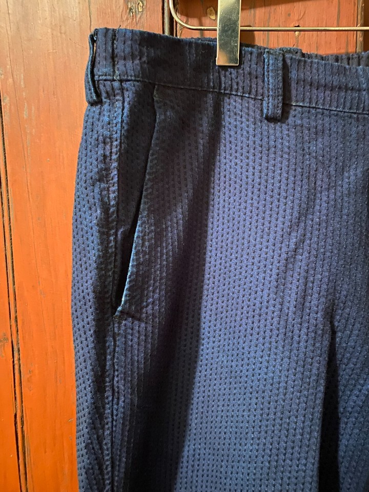 Blue Blue Japan Cotton Indigo Chinos with Embroidery Size 3, Mens 32 ...