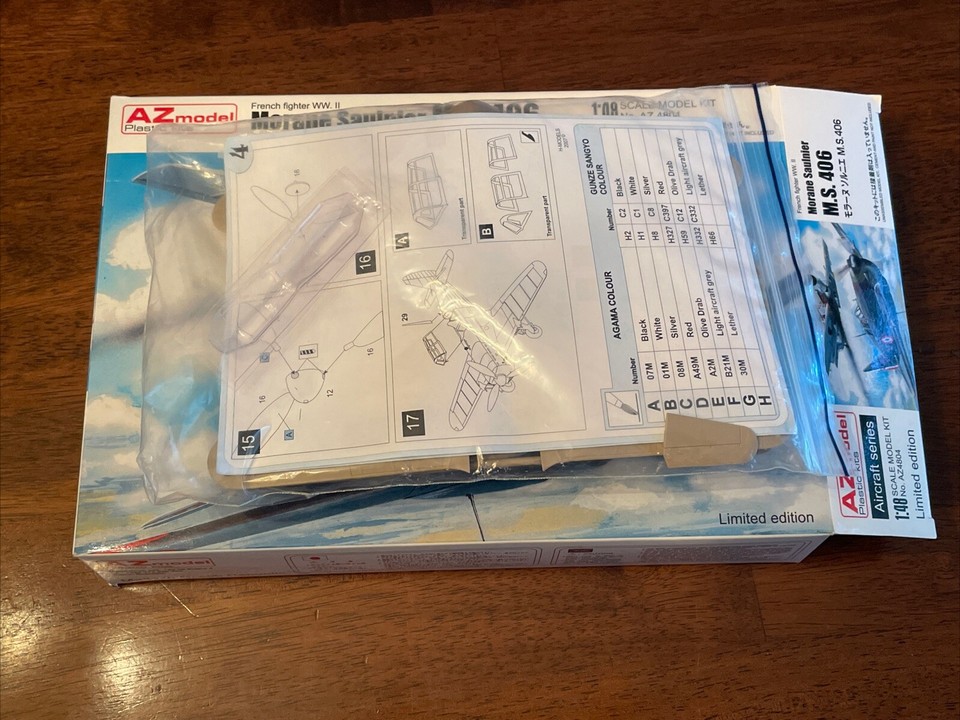 Moraine Saulnier Ms 406 French WW II fighter Plane Model | eBay