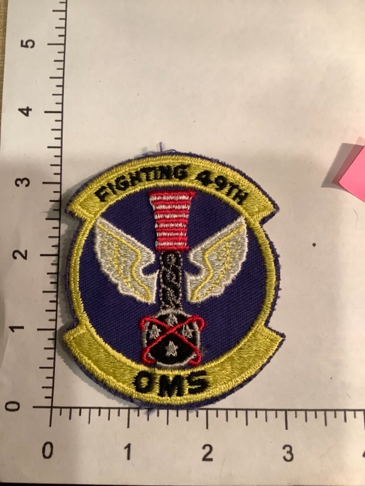 VINTAGE U.S.A.F. 49TH OMS SQUADRON PATCH | eBay