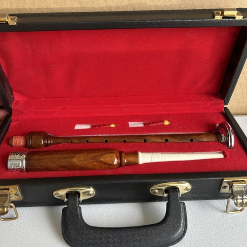 HW Scottish Great Highland Bagpipe Practice Chanter Brown,Black Hard ...