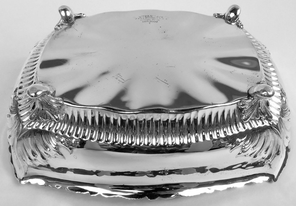 Tiffany Tray 7505 Antique Victorian Roll Bread Bowl American Sterling ...