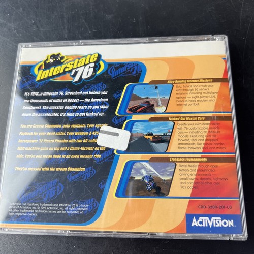 Interstate ‘76 (PC 2-Disc CD-ROM, 1997, Car Combat Fight, Activision) | eBay
