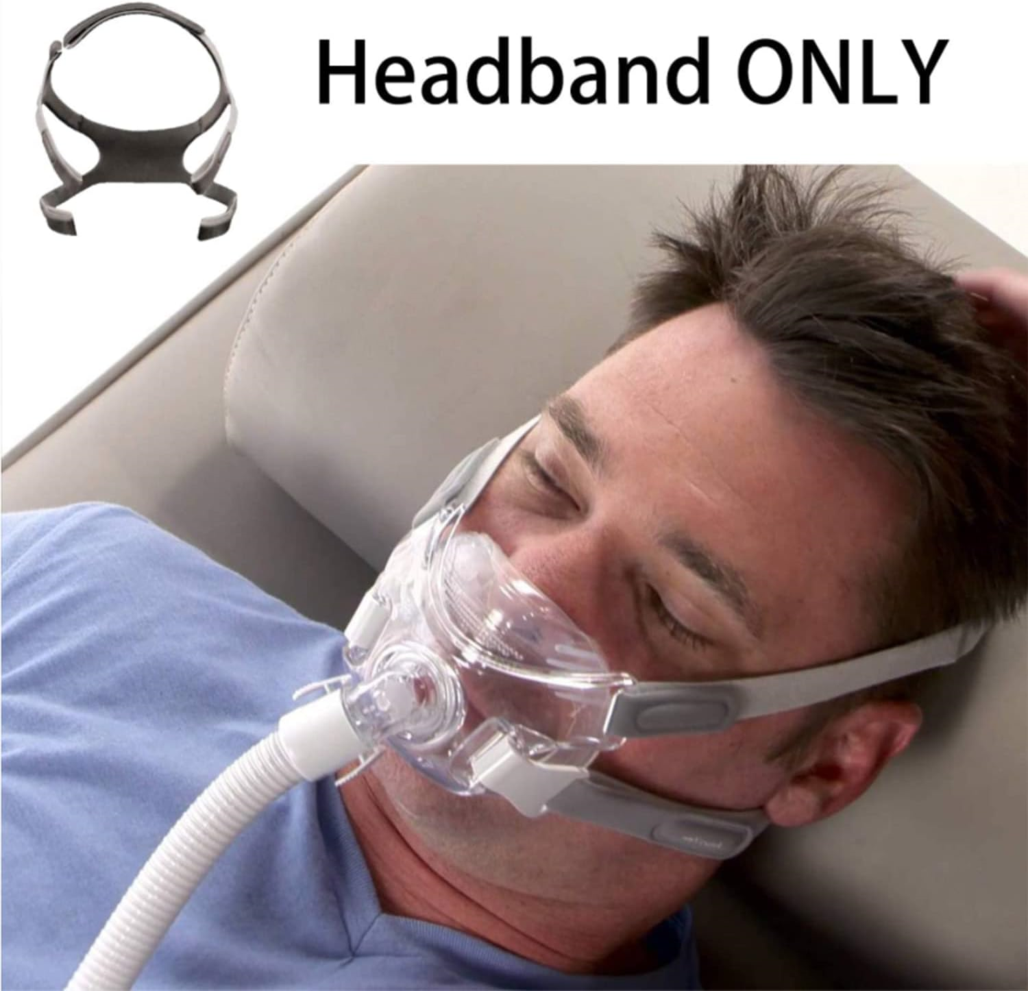 Headgear Amara View Full Face Mask Standard Size CPAP Mask Replacement ...