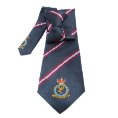 RAFA Crest tie polyester clip on silk Royal Air Forces Association ...