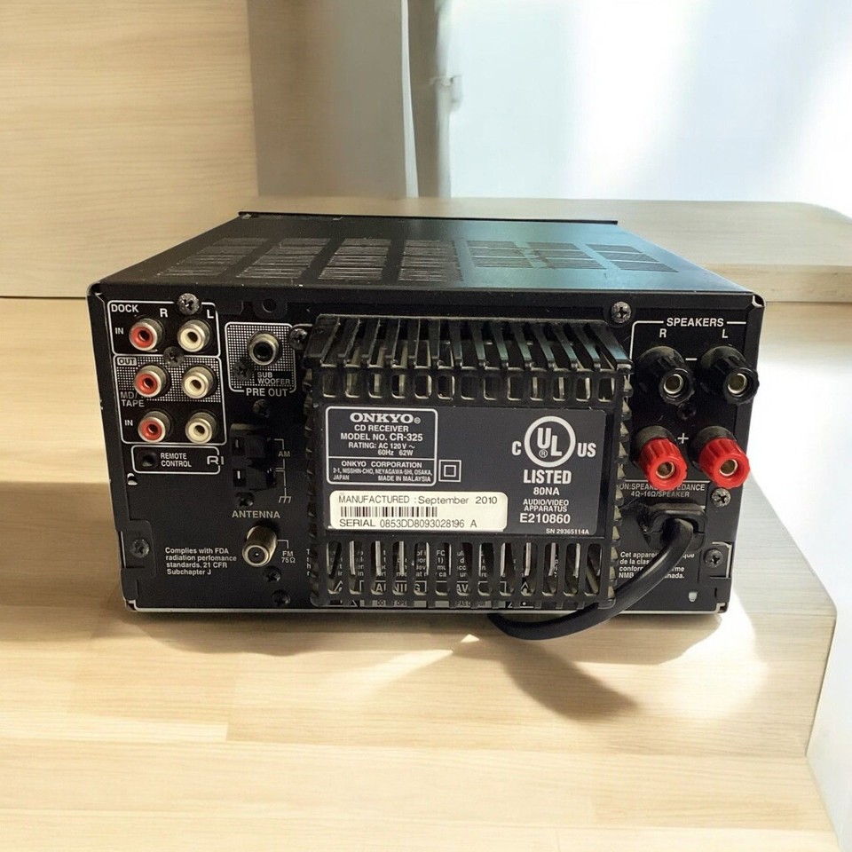 Bose Acoustimass 3 Series IV Speakers + Subwoofer + Onkyo CR-325 ...