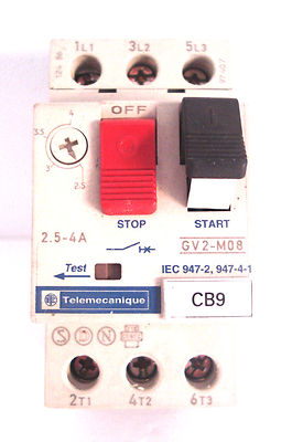 USED TELEMECANIQUE GV2-M08 MOTOR STARTER GV2M08 | eBay