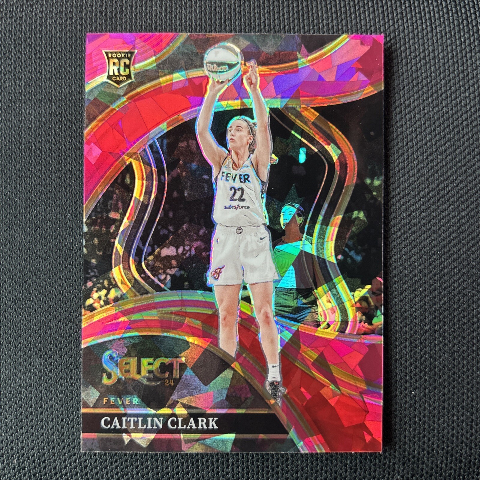 2024 Panini Select WNBA Caitlin Clark RC Courtside Pink Ice Prizm SSP ...