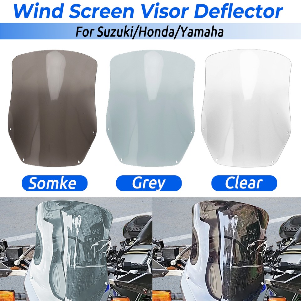 1993-2023 Honda XR650L 2003-2023 WR450F Windshield Windscreen With ...